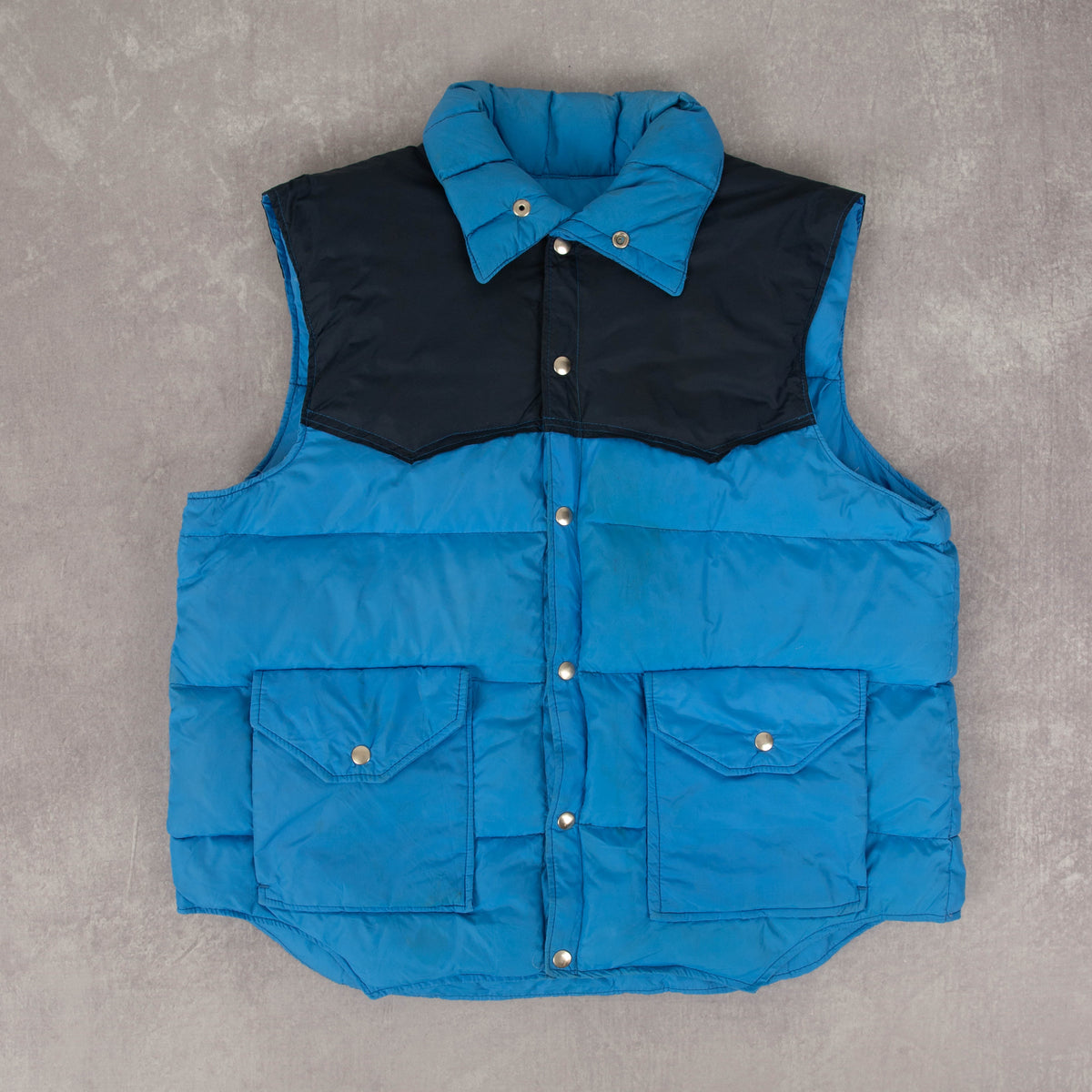 MEN'S VINTAGE 1980S GOOSE DOWN PUFFER GILET JACKET - X-LARGE – North ...