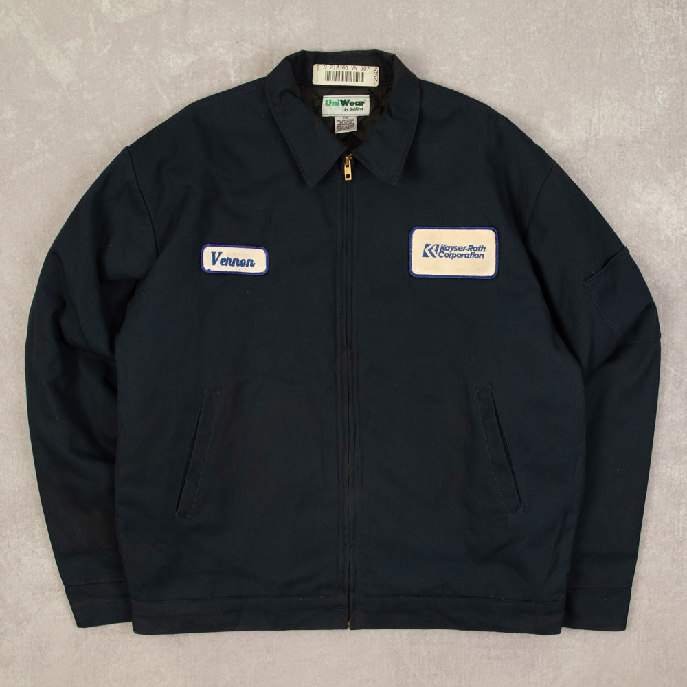 MEN'S VINTAGE KAYSER-ROTH FULL ZIP HARRINGTON WORKWEAR JACKET - LARGE ...