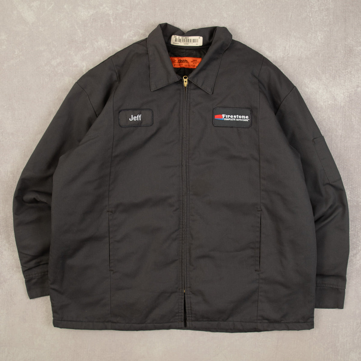 MEN'S VINTAGE FIRESTONE FULL ZIP WORKWEAR JACKET - X-LARGE – North Workshop